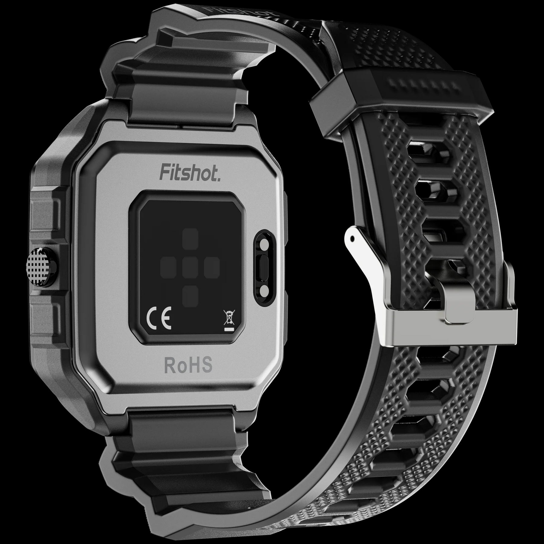 Fitshot Axis Smartwatch - Inbuilt GPS I Compass l 15 Days Battery ...