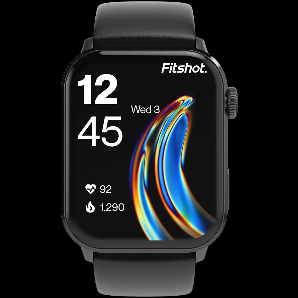 Fitshot Crystal - Biggest & Brightest Amoled Display Bluetooth Calling ...