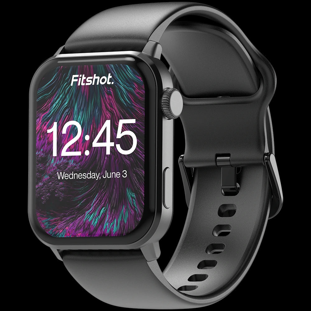 Fitshot Crystal - Biggest & Brightest Amoled Display Bluetooth Calling ...