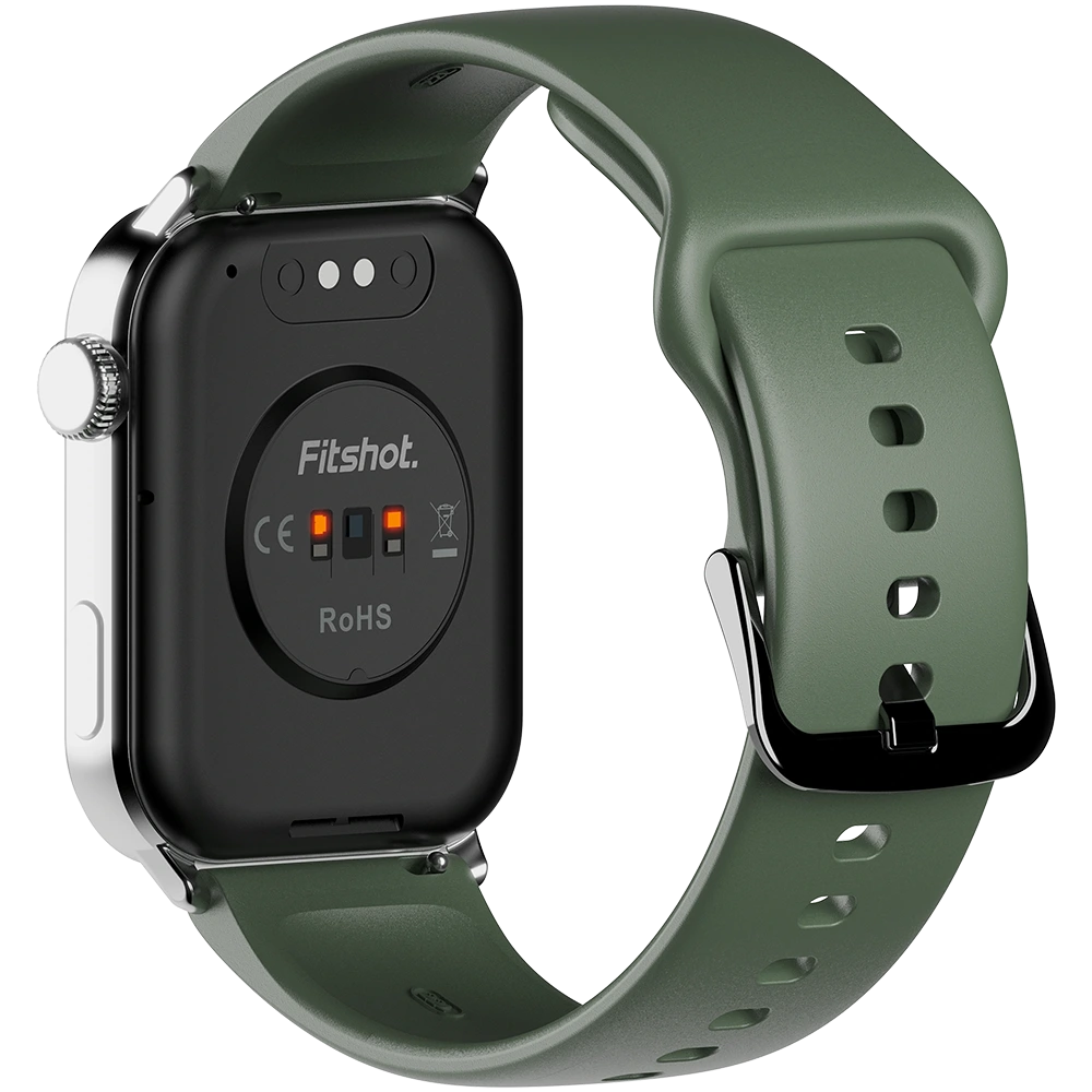 Fitshot Crystal - Biggest & Brightest Amoled Display Bluetooth Calling ...