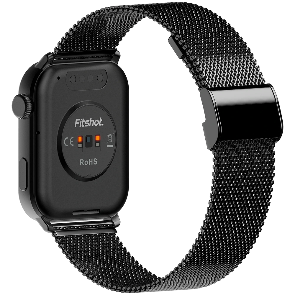 Fitshot Crystal - Biggest & Brightest Amoled Display Bluetooth Calling ...